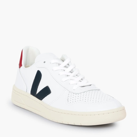 Veja | Shoes | V Sneakers Red And Navy | Poshmark